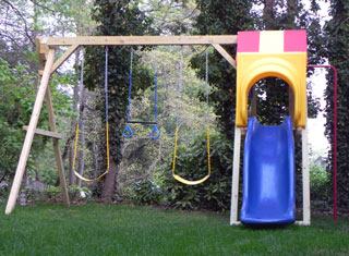 Swings and Slides - Jungle Swingset Slide - Detailed Play Systems